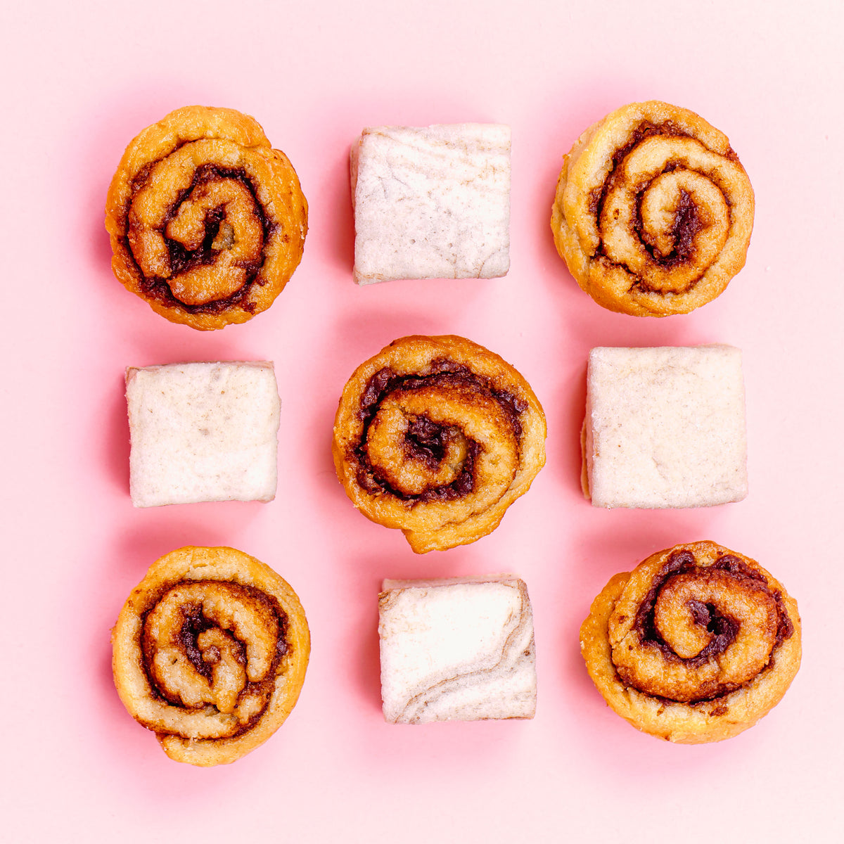 Cinnamon Roll Marshmallows Set Of 12 Xomarshmallow