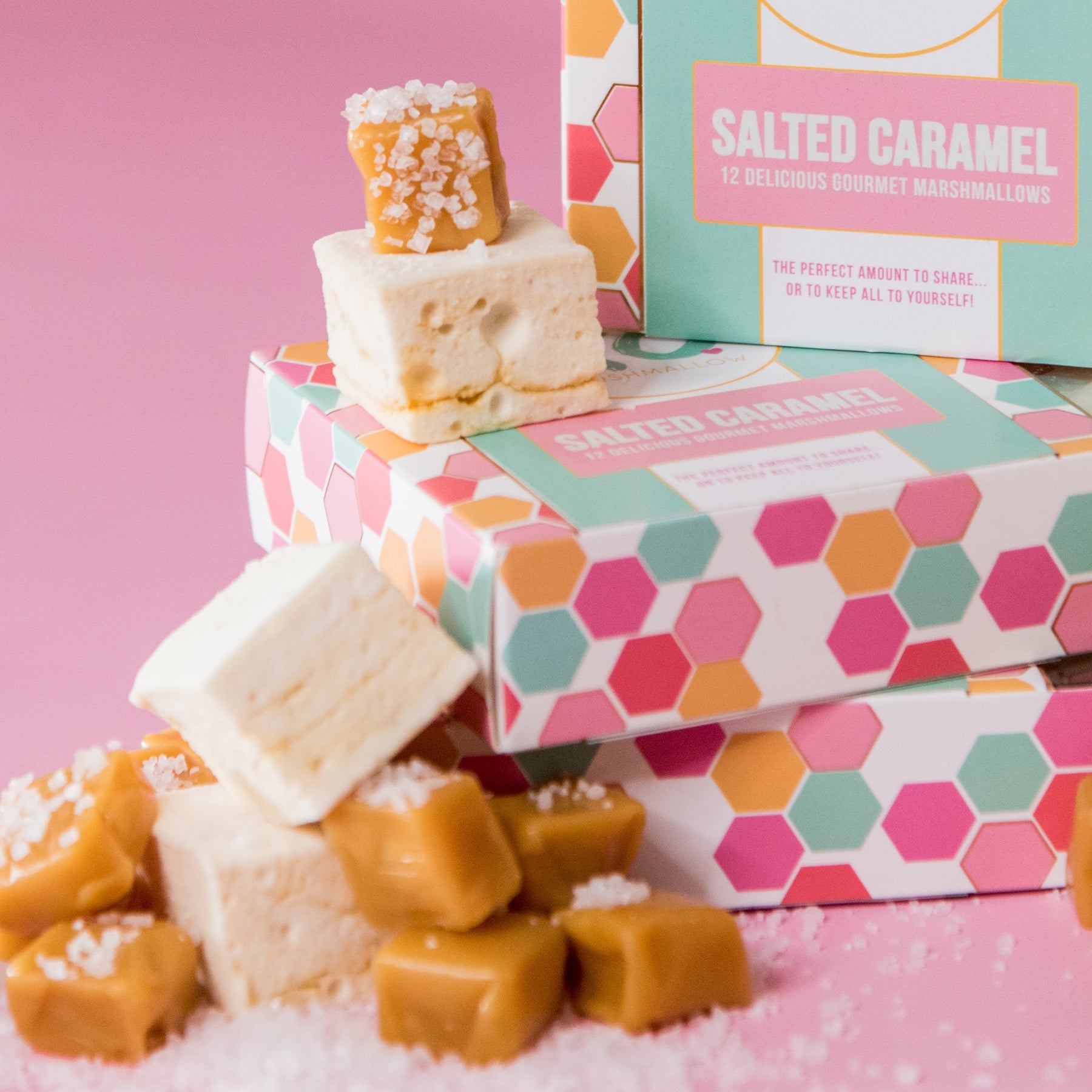 Salted Caramel Marshmallows (set of 12) – xomarshmallow