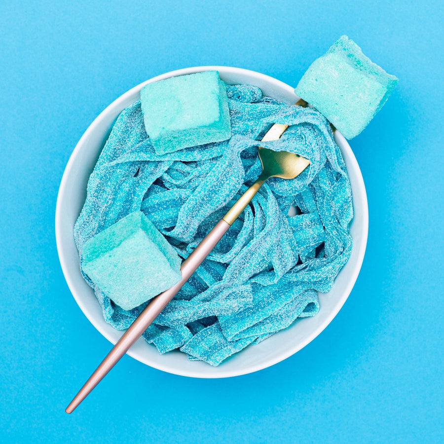 Sour Blue Raspberry Marshmallows | Gourmet Handmade Marshmallows | XO ...